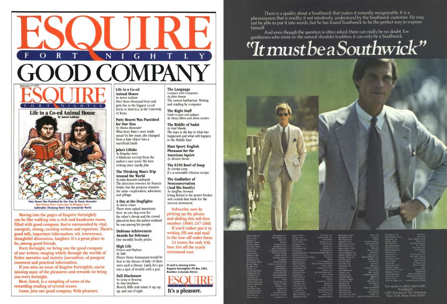 Esquire Fort Nightly Good Company | Esquire | May 22, 1979