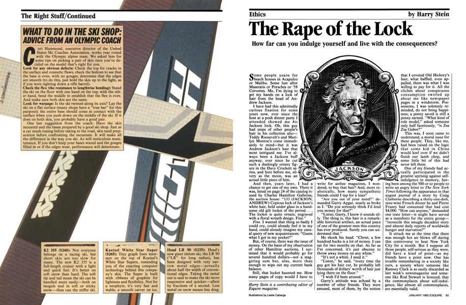 The Rape of the Lock | Esquire | JANUARY 1980