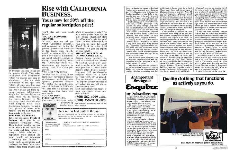 California Business | Esquire | MARCH l980