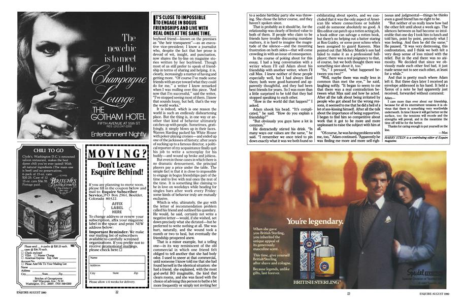 Advertisement: Esquire | Esquire | AUGUST 1980