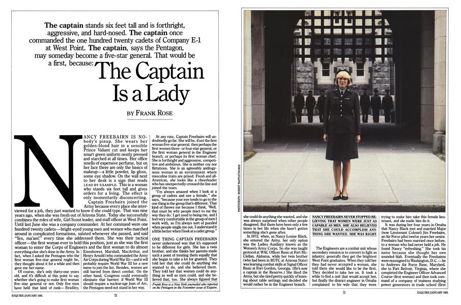 The Captain Is a Lady | Esquire | JANUARY 1981
