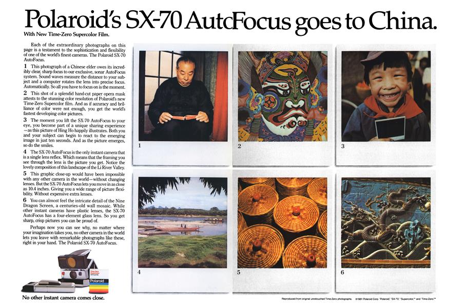 Polaroid Corp.: Polaroid Sx-70 | Esquire | MAY 1981