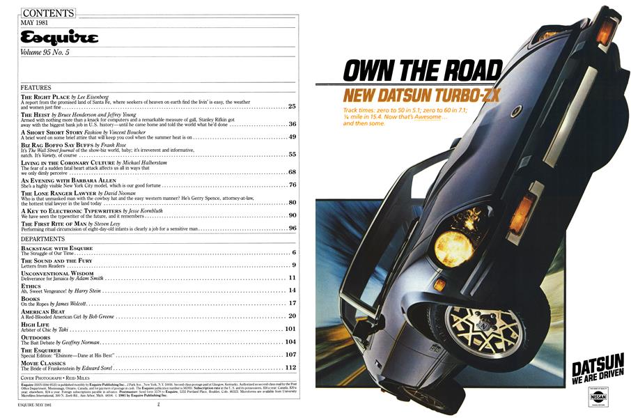 Esquire | Esquire | MAY 1981