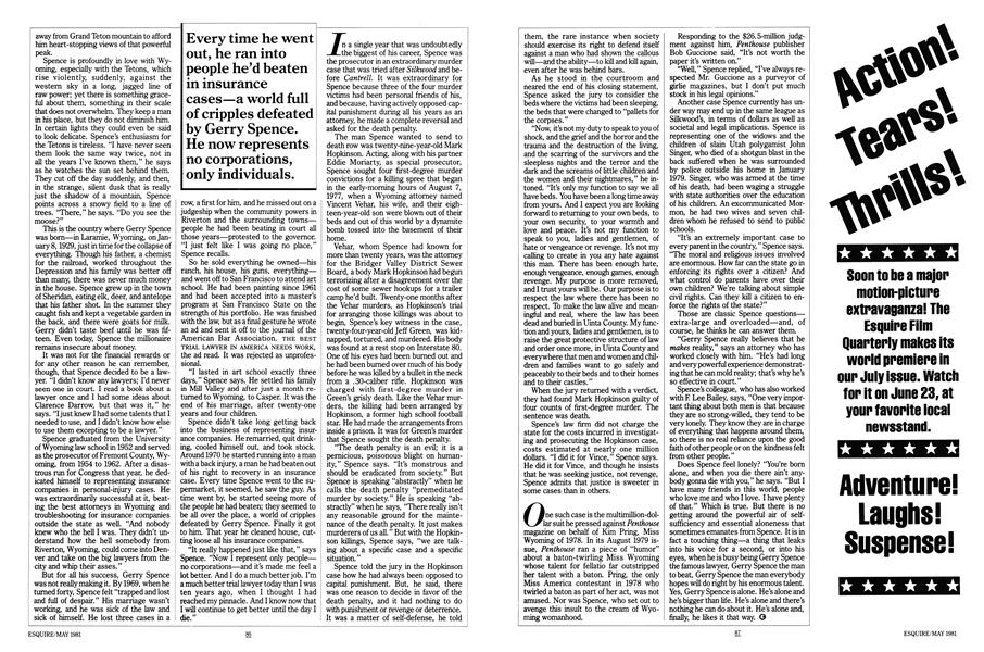 Advertisement | Esquire | MAY 1981