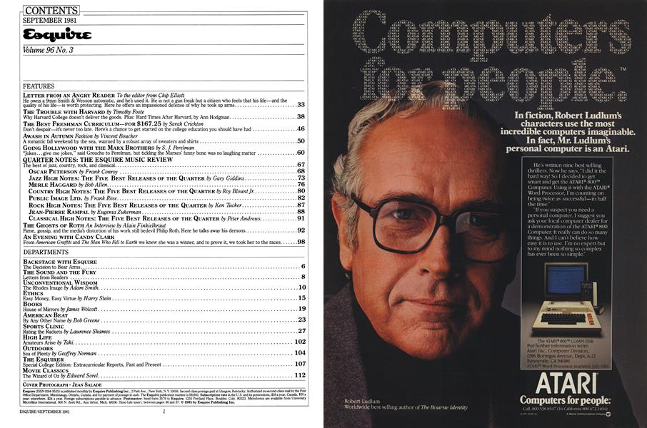 Esquire | Esquire | SEPTEMBER 1981