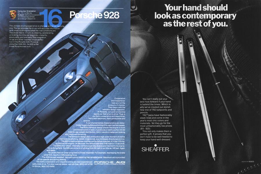 Advertisement: Sheaffer | Esquire | DECEMBER 1981