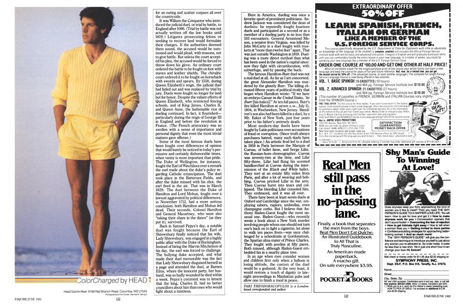 Head Sports Wear | Esquire | JUNE 1982