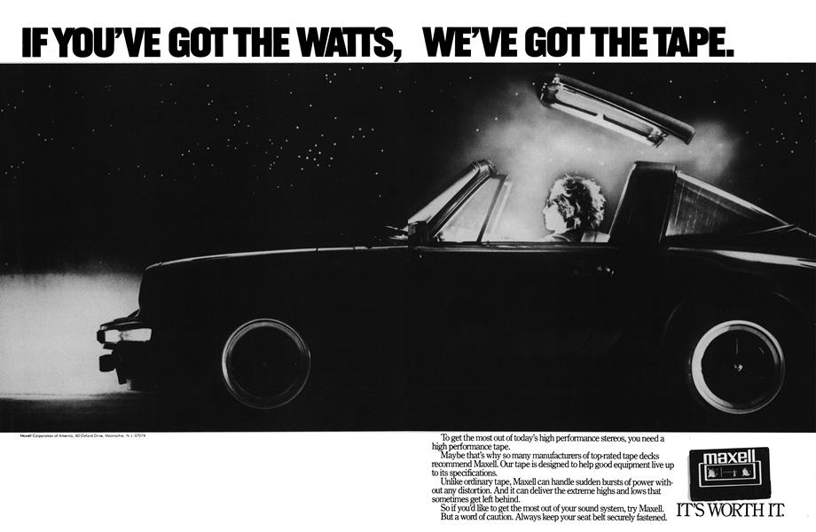 Maxell Corporation of America | Esquire | JULY 1982