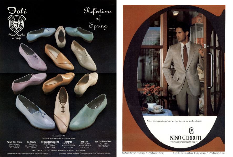 Foti Import Co. | Esquire | MARCH 1983