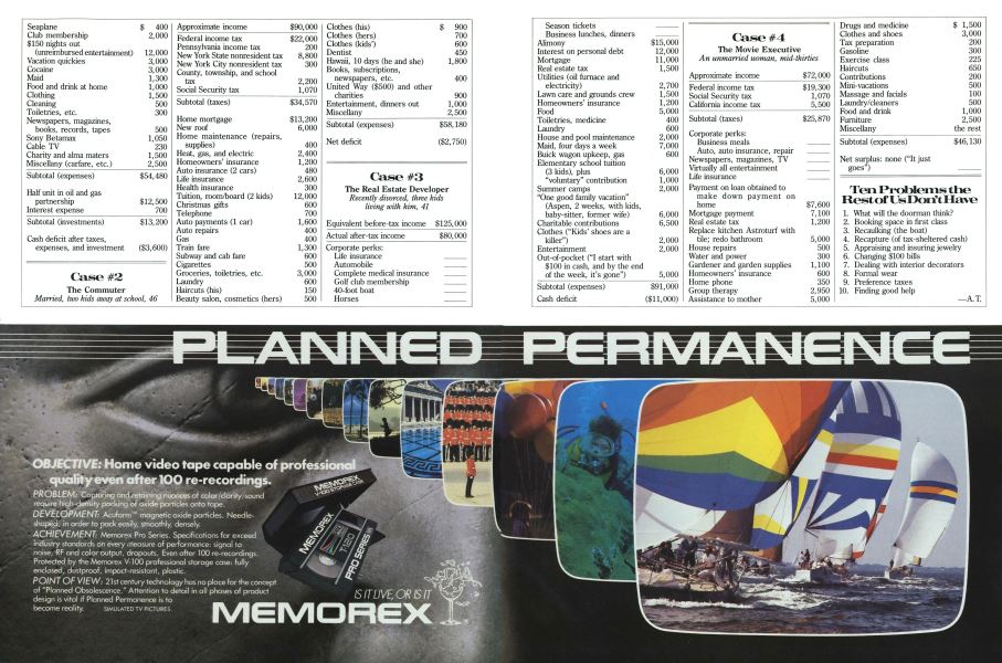 Advertisement: Memorex | Esquire | JUNE 1983