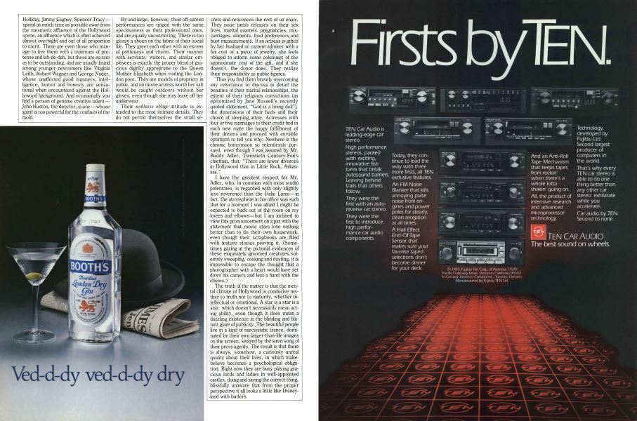 Fujitsu Ten Corp.: Ten Car Audio | Esquire | JUNE 1983