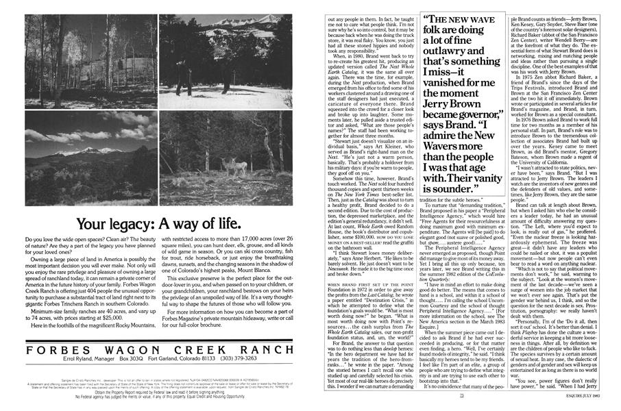 Sangre De Cristo Ranches Inc. | Esquire | JULY 1983