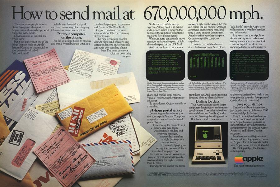 Apple Computer Inc. | Esquire | AUGUST 1983