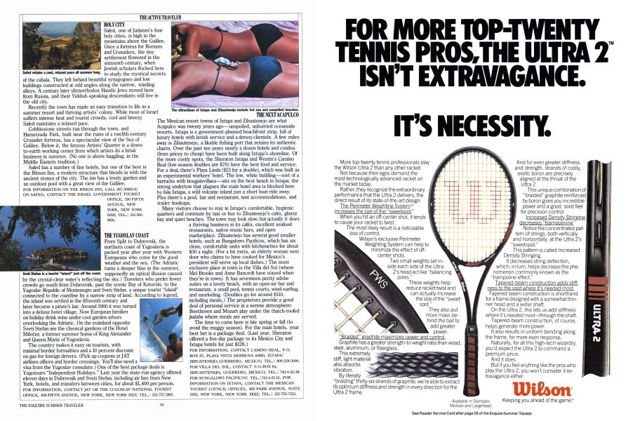 Wilson: Ultra 2 | Esquire | APRIL 1984