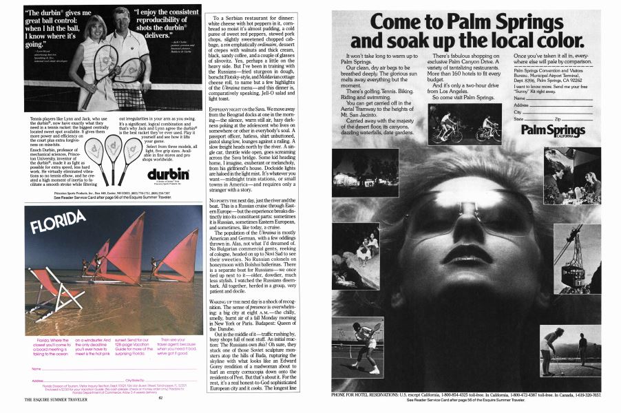 Princeton Sports Products, Inc.: Durbin | Esquire | APRIL 1984