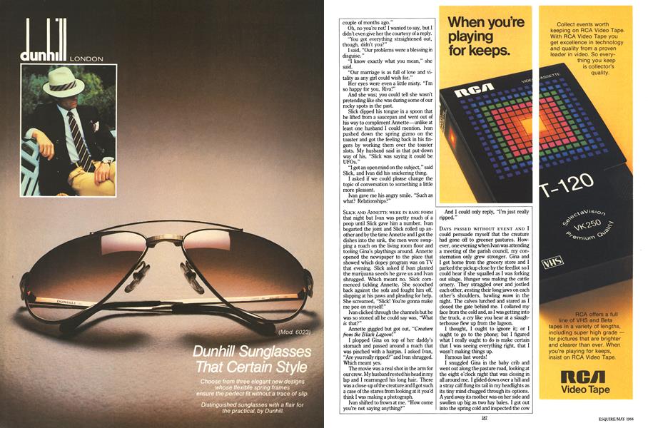 Advertisement: RCA Video Tape | Esquire | MAY 1984