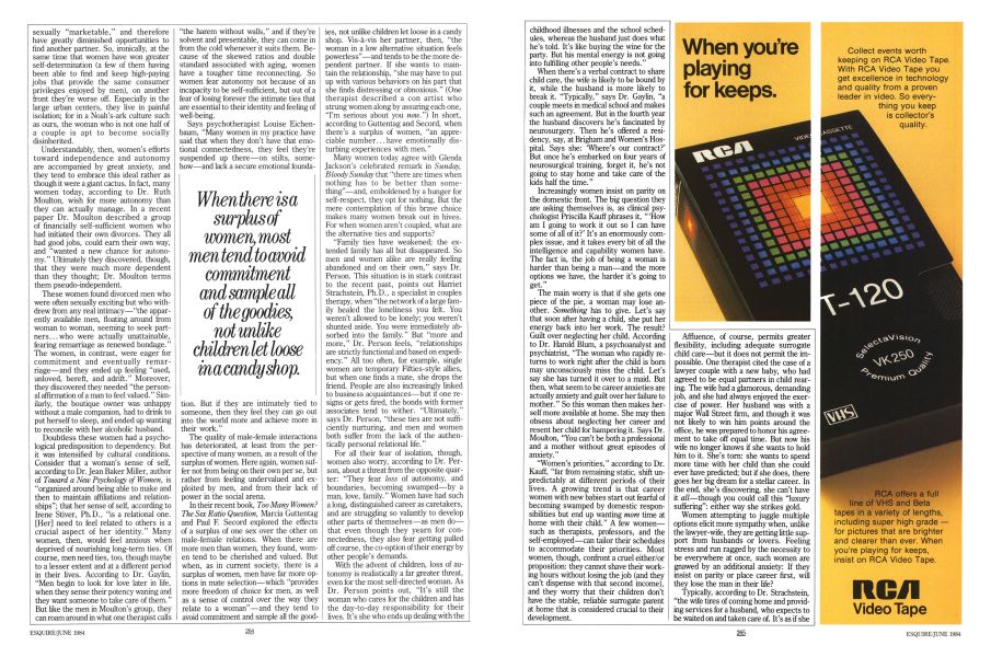 Advertisement: RCA Video Tape | Esquire | JUNE 1984