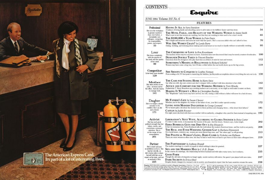 Advertisement: American Express Card | Esquire | JUNE 1984