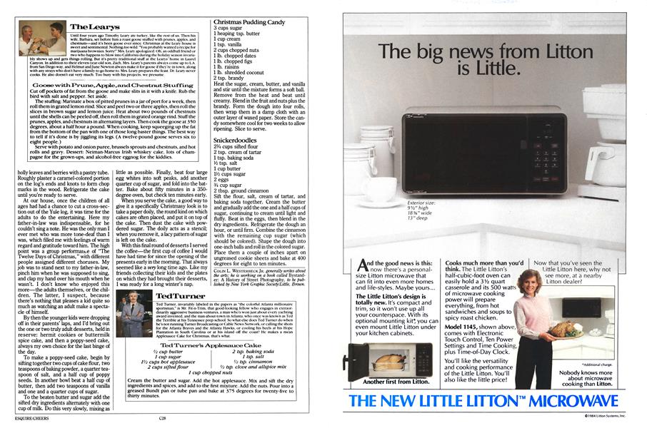 Litton Systems, Inc.: Little Litton Microwave | Esquire | NOVEMBER 1984