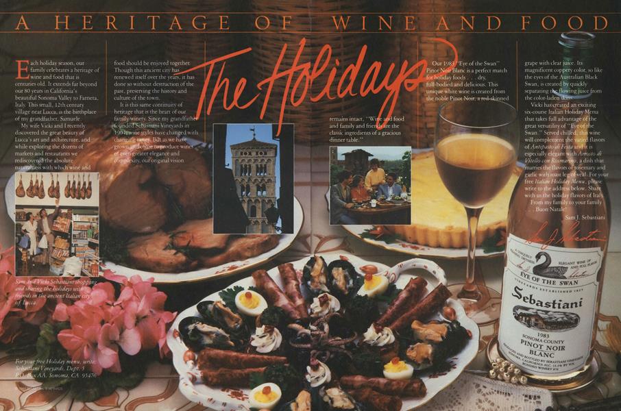 Sebastiani Vineyards | Esquire | NOVEMBER 1984
