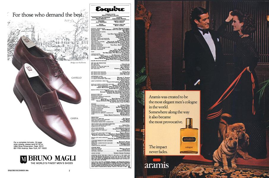 Advertisements | Esquire | DECEMBER 1984