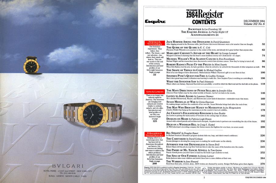 Esquire | Esquire | DECEMBER 1984