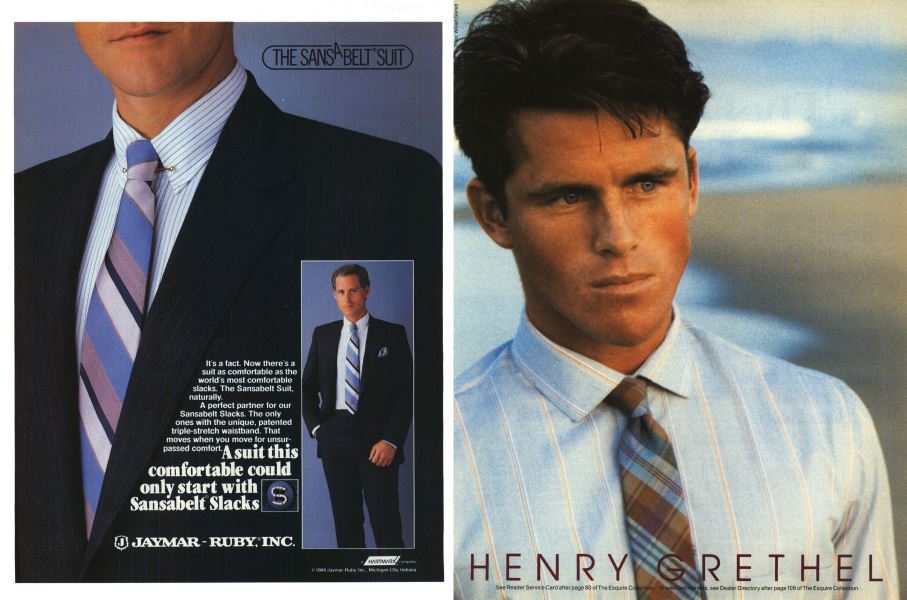 Jaymar-rub, Inc.: Sansabelt | Esquire | MARCH 1985