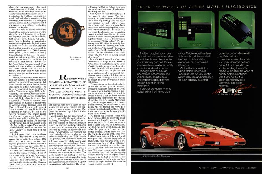 Alpine Electronics of America | Esquire | MAY 1985
