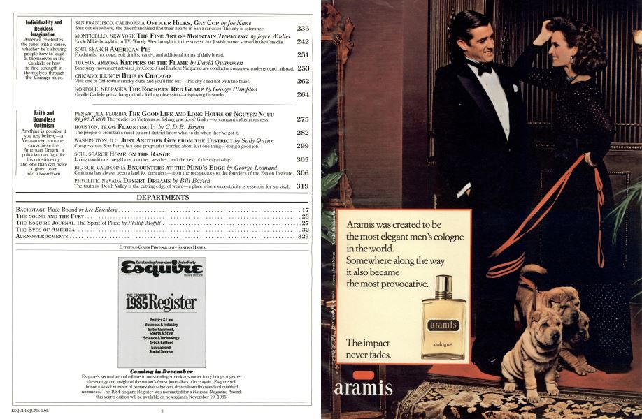 Coming in December | Esquire | JUNE 1985