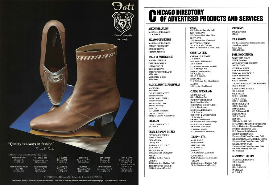 Foti | Esquire | SEPTEMBER 1985