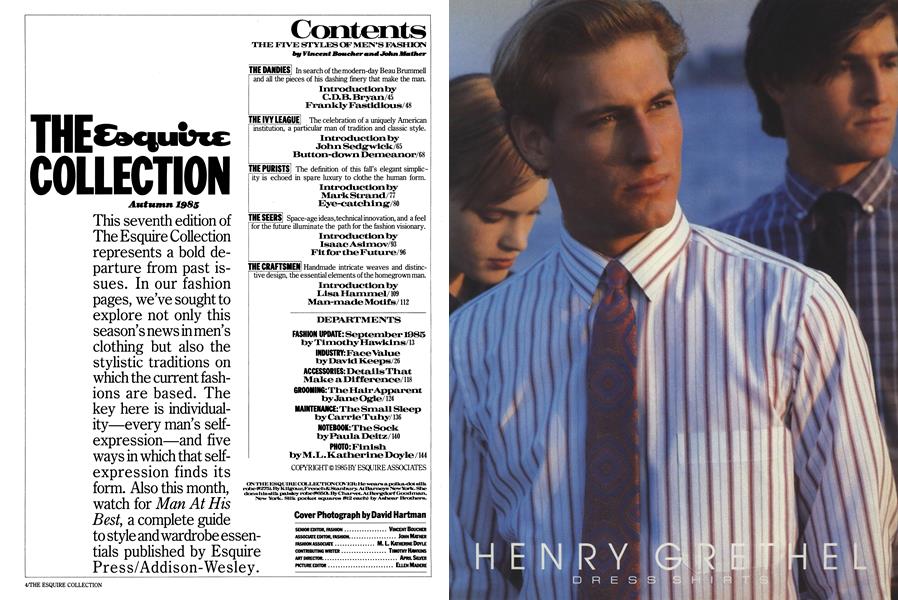 Contents | Esquire | SEPTEMBER 1985