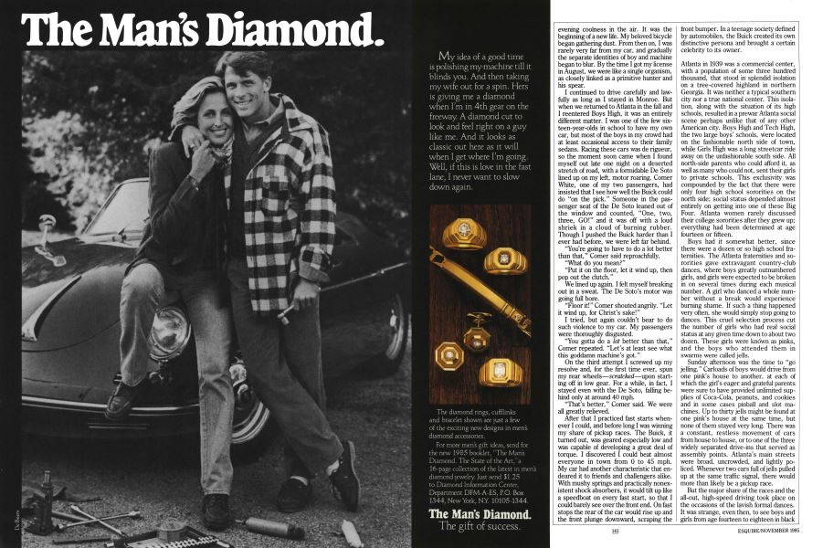 The Man’s Diamond. | Esquire | NOVEMBER 1985