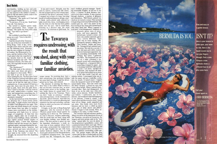 Bermuda Departmnt of Tourism | Esquire | APRIL 1986
