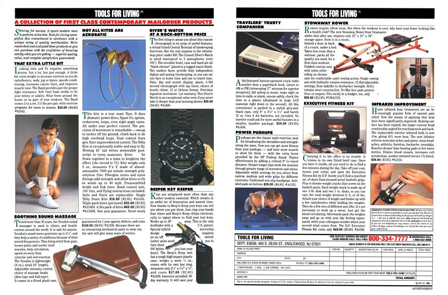 Tools for Living | Esquire | MAY 1986