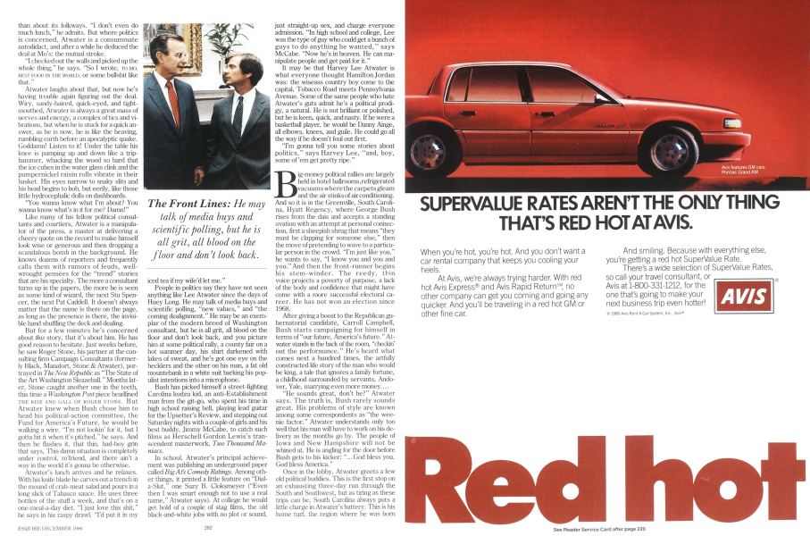 Avis Rent A Car System, Inc. | Esquire | DECEMBER 1986