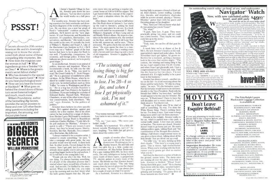 Houghton Mifflin Company | Esquire | DECEMBER 1986