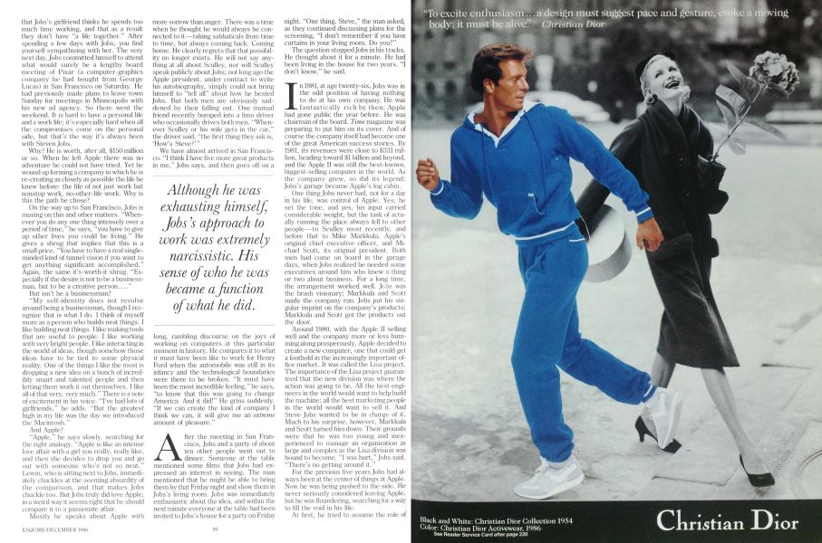 Advertisement: Christian Dior | Esquire | DECEMBER 1986