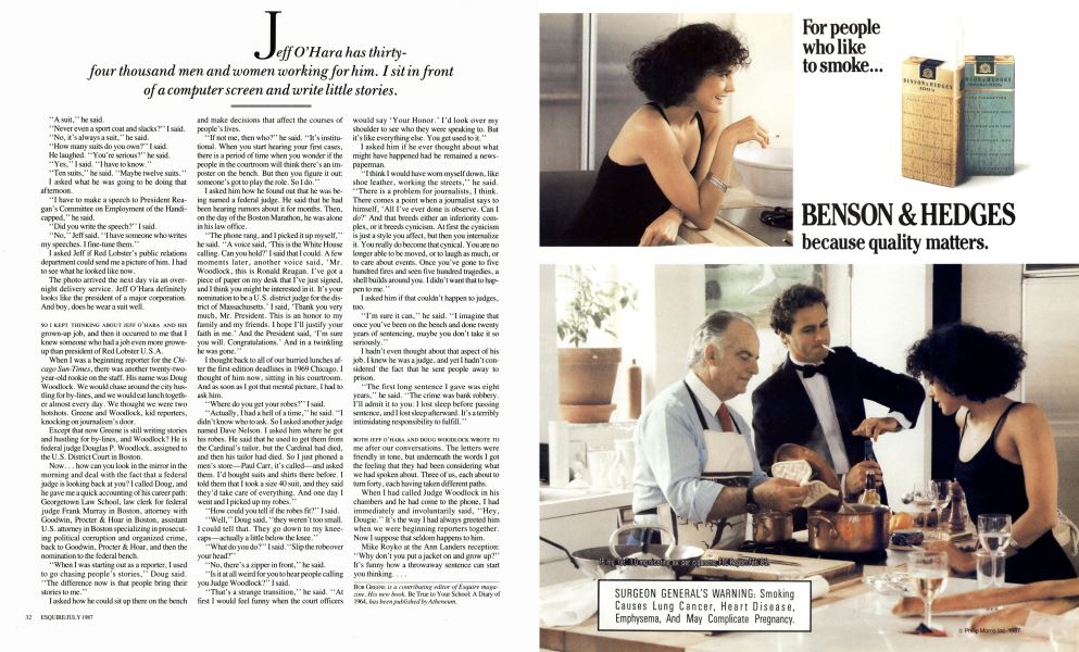 Philip Morris Inc.: BENSON & HEDGES | Esquire | JULY 1987