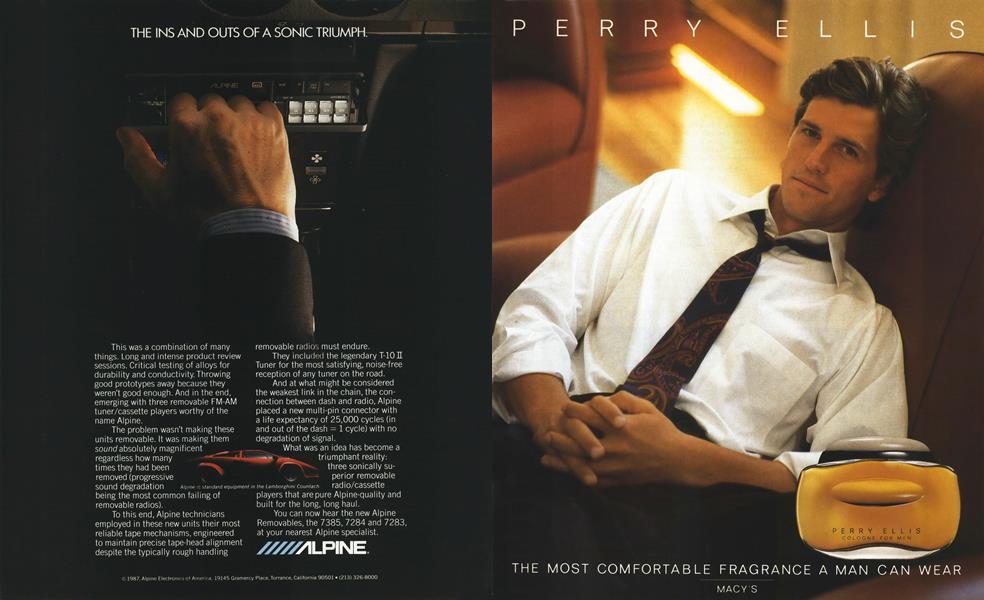 Alpine Electronics of America | Esquire | NOVEMBER 1987