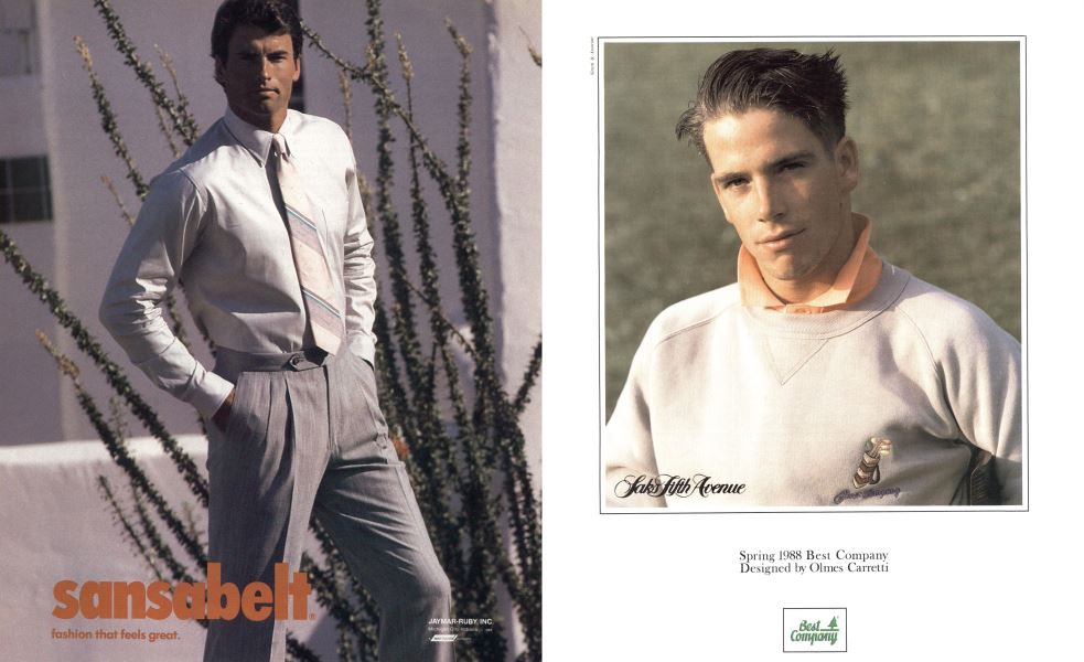 JAYMAR-RUBY, INC.: sansabelt | Esquire | APRIL 1988