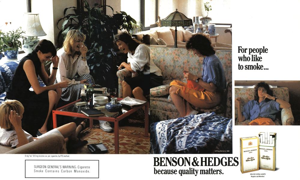 Philip Morris Inc.: Benson & Hedges | Esquire | MAY 1988