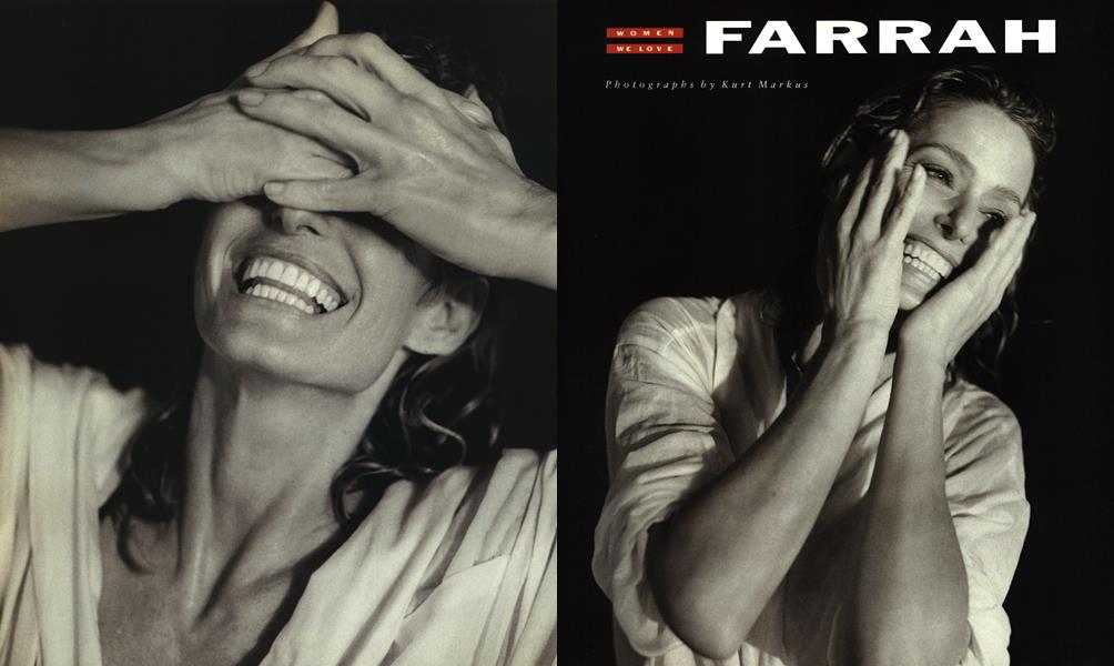 FARRAH | Esquire | May 1990