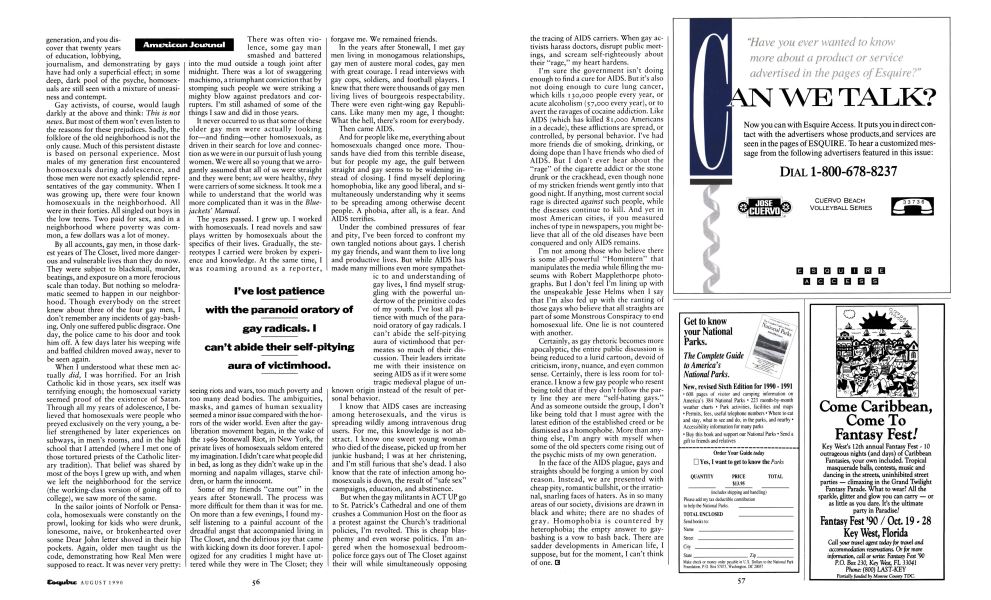 Fantasy Fest ’90 | Esquire | AUGUST 1990