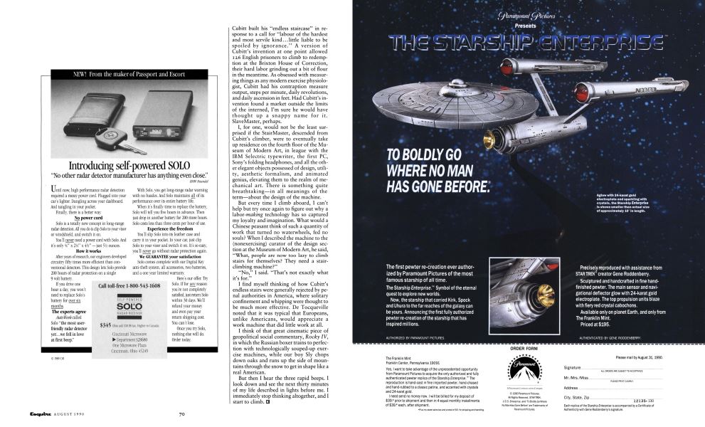 A Paramount Communications Company | Esquire | AUGUST 1990