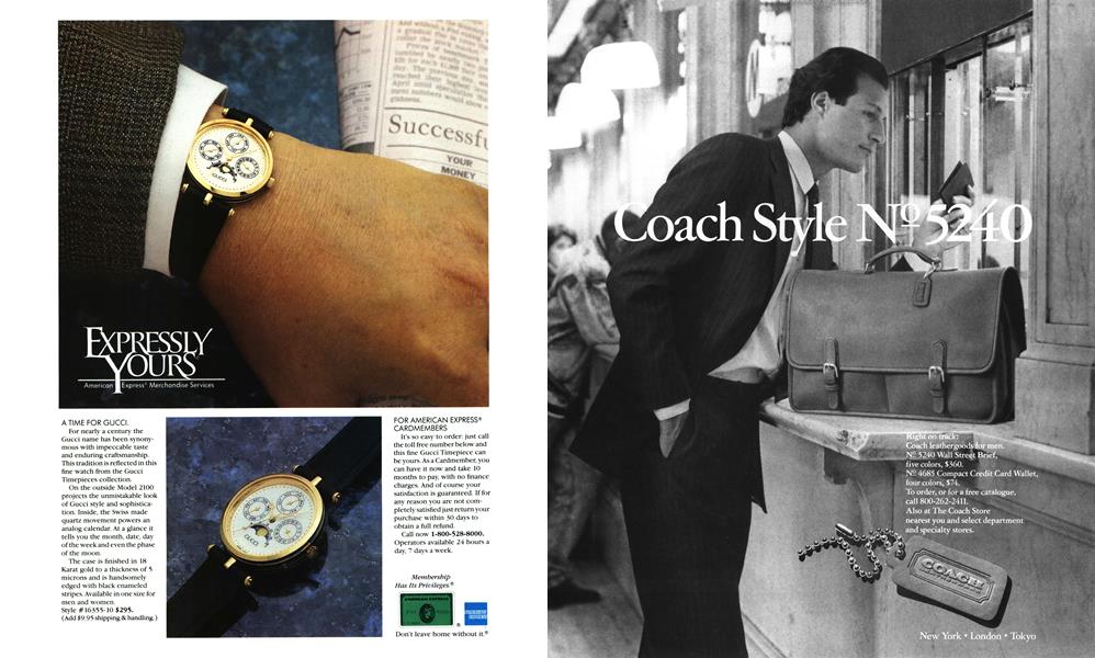 American Express Merchandise Services | Esquire | November 1990