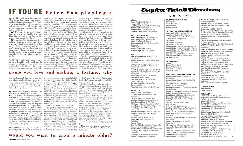 Esquire Retail Directory | Esquire | November 1990 Esquire Retail Directory | Esquire | November 1990