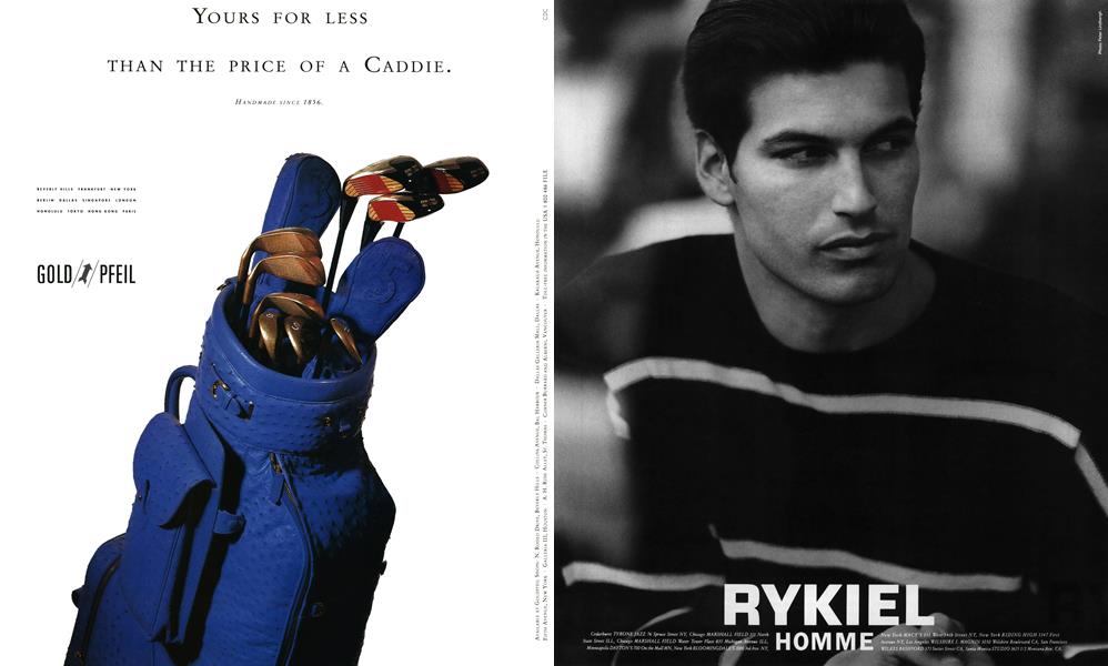 Rykiel Homme | Esquire | MARCH 1992