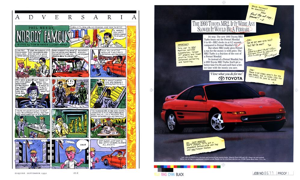 Adversaria | Esquire | SEPTEMBER 1992