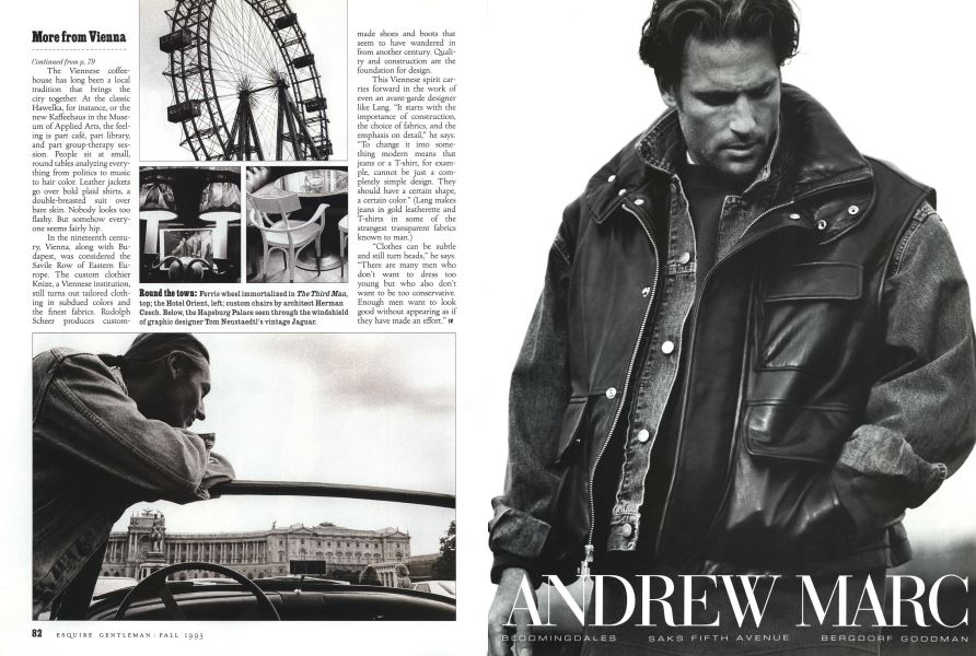 Andrew Marc | Esquire | Fall 1993