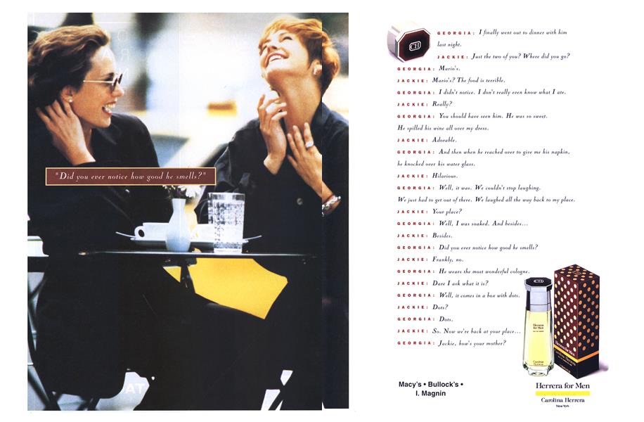Carolina Herrera: Herrera for Men | Esquire | DECEMBER 1993